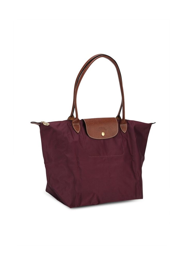 Longchamp Le Pliage Classic / Original Long Handle Burgundy L - Bunga ...