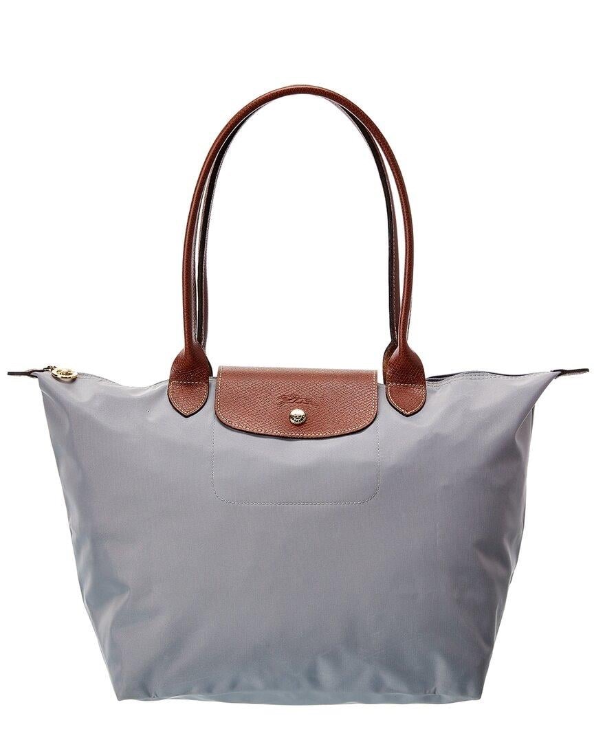Longchamp Classic / Original Long Handle Grey L - Bunga Luxury ...