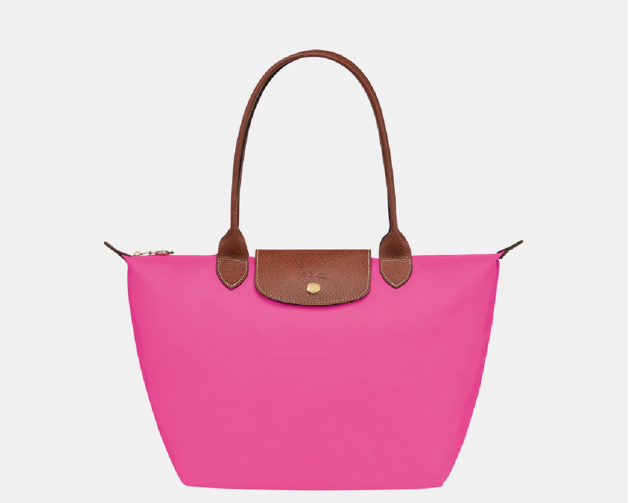 Longchamp Classic / Original Long Handle Candy Pink M - Bunga Luxury ...